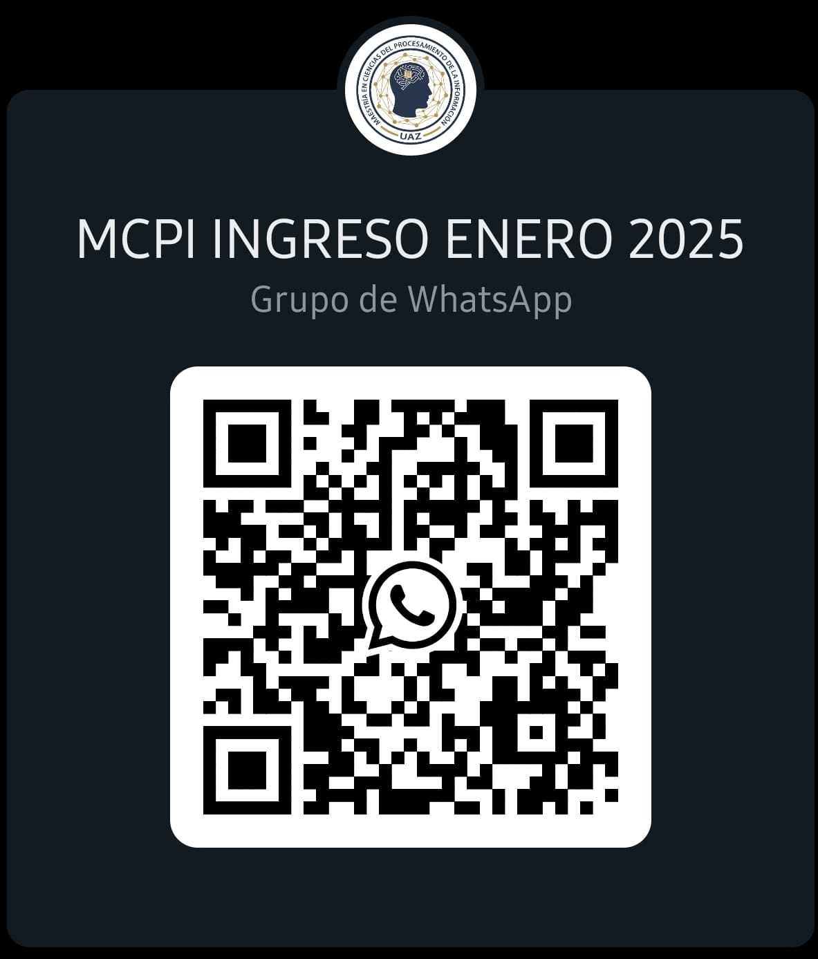 Convocatoria 2025 | Ingreso Enero – Maestría en Ciencias del ...